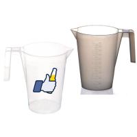 China Food Grade BPA Free Plastic Beer Pitcher Stackable Plastic Beer Jug For Bar for sale