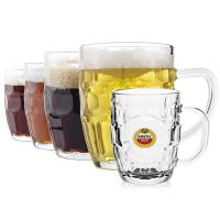 China SAN Plastic Beer Glasses 10oz Plastic Beer Mug Shot Glasses for sale