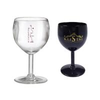 China Recyclable Reusable Plastic Wine Glasses Cocktail Champagne Goblet For Bar Party for sale