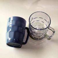 China Unbreakable Food Grade Plastic Beer Glasses Dishwasher Safe Acrylic Beer Mug for sale