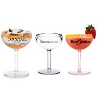 China Food Grade Plastic Martini Glasses 14oz 400ml Margarita Plastic Coupe Glasses for sale
