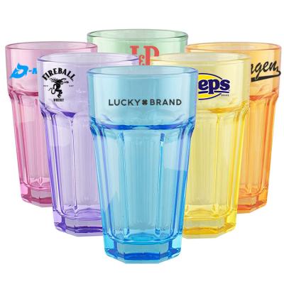 China 10oz Small BPA Free Plastic Cups Unbreakable Plastic Tumblers for sale