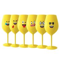 China Tritan Santero 958 Reusable Plastic Wine Glasses BPA Free For Indoor Outdoor Shatterproof for sale