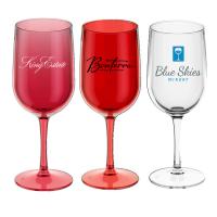China 400ml Tritan Crystal Glass Transparent Fun Plastic Wine Cup ODM for sale