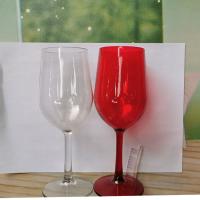 China 400ml Tritan Crystal Glass Transparent Fun Plastic Wine Cup ODM for sale