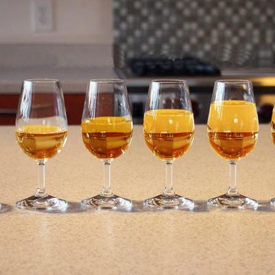 China 220ML Reusable Plastic Drinking Glasses  ISO Trade Show Wine Tasting Glass Safe for sale