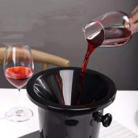 China Polypropylene Plastic Wine Tasting Spittoon Bucket 3.7L 2L for sale
