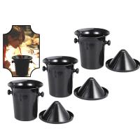 China Polypropylene Plastic Wine Tasting Spittoon Bucket 3.7L 2L for sale
