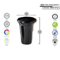 China Portable Plastic Wine Spittoon Bucket For Wine Tasting Mini Spittoon Reusable for sale
