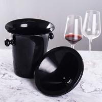 China Polypropylene Plastic Wine Tasting Spittoon Bucket 3.7L 2L for sale
