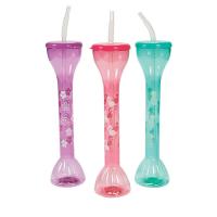 China PET Party Yard Cups With Lids And Straws Luau Plastic Yard Glasses For Party Event for sale