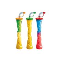 China Fruit Juice Drinking Party Yard Cups With Lid And Straw for sale