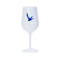 China Blue White Grey Goose Acrylic Glasses Party Vodka Cocktail Plastic Glasses for sale