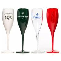 China Reusable Clear Plastic Champagne Glasses Dishwasher Safe for sale