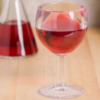 China 240ML Reusable Plastic Glassware For Wine Champagne Unbreakable Wine Glass for sale