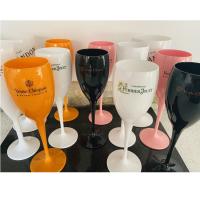 China Party 150ml Plastic Champagne Glasses Cocktail Plastic Wine Goblet Customized Color And Logo for sale