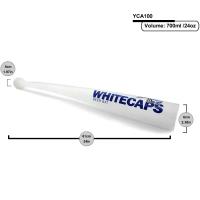 China Frosted Plastic Baseball Bat Beer Cup Original Baseball Bat Shaped for sale