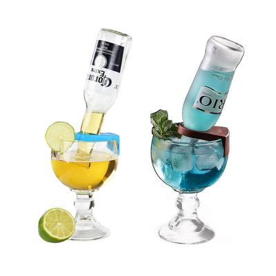 China PP CoronaRita Bottle Holders Beer Cocktail Snap Drink Clips Shatterproof for sale
