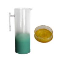 China Sugar & Cloth Ombre Plastic Beer Pitcher Jug Food Grade PP PS for sale