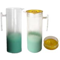 China Sugar & Cloth Ombre Plastic Beer Pitcher Jug Food Grade PP PS for sale