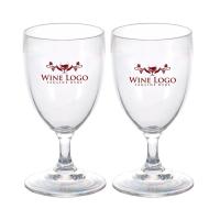China Elegant Unbreakable Acrylic Plastic Small Wine Glasses 7oz for sale