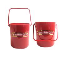 China Vintage Plastic Bacardi Champagne Cooler Bucket Smirnoff French Champagne Bucket for sale