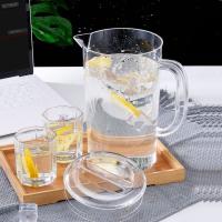 China 2L Plastic Pitcher With Lid Plastic Water Carafe For Hot Cold Juice Beverage for sale