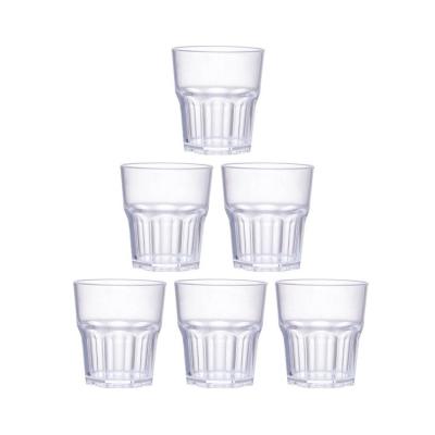 China OEM Transparent San Plastic Whisky Glasses Customized Logo Color for sale