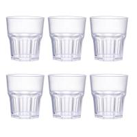 China OEM Transparent San Plastic Whisky Glasses Customized Logo Color for sale
