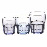 China OEM Transparent San Plastic Whisky Glasses Customized Logo Color for sale