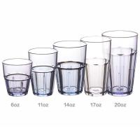 China OEM Transparent San Plastic Whisky Glasses Customized Logo Color for sale
