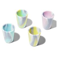 China Silipint Silicone Shot Glasses 1.5Oz Unbreakable Reusable Silicone Cups for sale