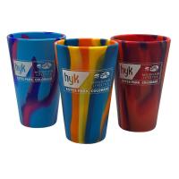 China Promotional Straight Up Pint Glasses 16Oz Unbreakable Branded Silipint Cup for sale