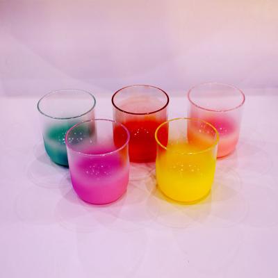 China Reusable Wide Rim Plastic Whisky Tumbler Cups 390ml Food Safe for sale