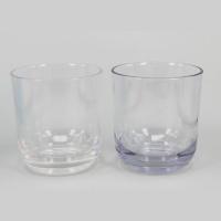 China Reusable Wide Rim Plastic Whisky Tumbler Cups 390ml Food Safe for sale