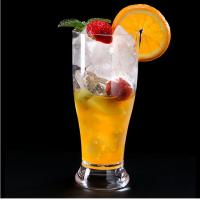 China OEM Clear Plastic Pilsner Glasses Acrylic Juice Glasses Unbreakable for sale