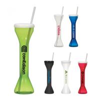 China Reusable Sweet World Party Yard Cups Slush Yard Cup With Straw for sale