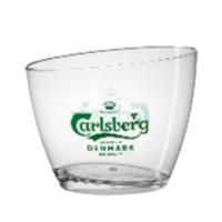 China Piper Heidsieck Vintage Plastic Champagne Ice Bucket Red Purple Transparent 1980s for sale