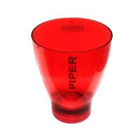 China Piper Heidsieck Vintage Plastic Champagne Ice Bucket Red Purple Transparent 1980s for sale