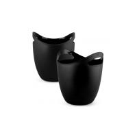 China Custom Beer Plastic Champagne Ice Bucket Recyclable For Bar Home Events for sale