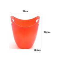 China Custom Beer Plastic Champagne Ice Bucket Recyclable For Bar Home Events for sale
