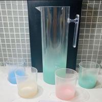 China Sugar & Cloth Ombre Plastic Beer Pitcher Jug Food Grade PP PS for sale