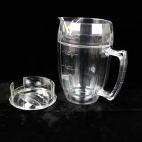 China 2L Double Wall Water Pitcher With Lid Covered Airtight Milk Juice Pitcher Plastic for sale