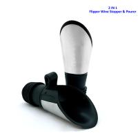China Shatterproof Liquor Bottle Stopper Pourer Stainless Steel Wine Stopper for sale