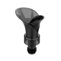 China 2 In 1 Flower Silicone Acrylic Wine Stopper And Pourer For Champagne for sale