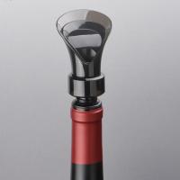 China 2 In 1 Flower Silicone Acrylic Wine Stopper And Pourer For Champagne for sale