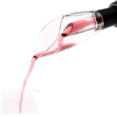 China Plastic Silicone Champagne Bottle Wine Aeartor Pourer For Fast Wake Up The Wine Food Grade Material for sale