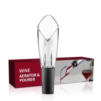 China Customized Printing Wine Aerator Pourer Spout Liquor Bottle Pourers With Aerator for sale