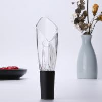 China Plastic Silicone Champagne Bottle Wine Aeartor Pourer For Fast Wake Up The Wine Food Grade Material for sale