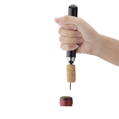 China Dishwash Safe Wine Corkscrew Opener Black Or Customized Color for sale